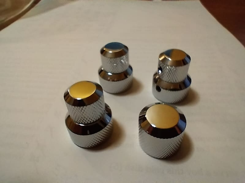 East UK Knob set - 3 stacked, 1 single 2023 - Chrome | Reverb
