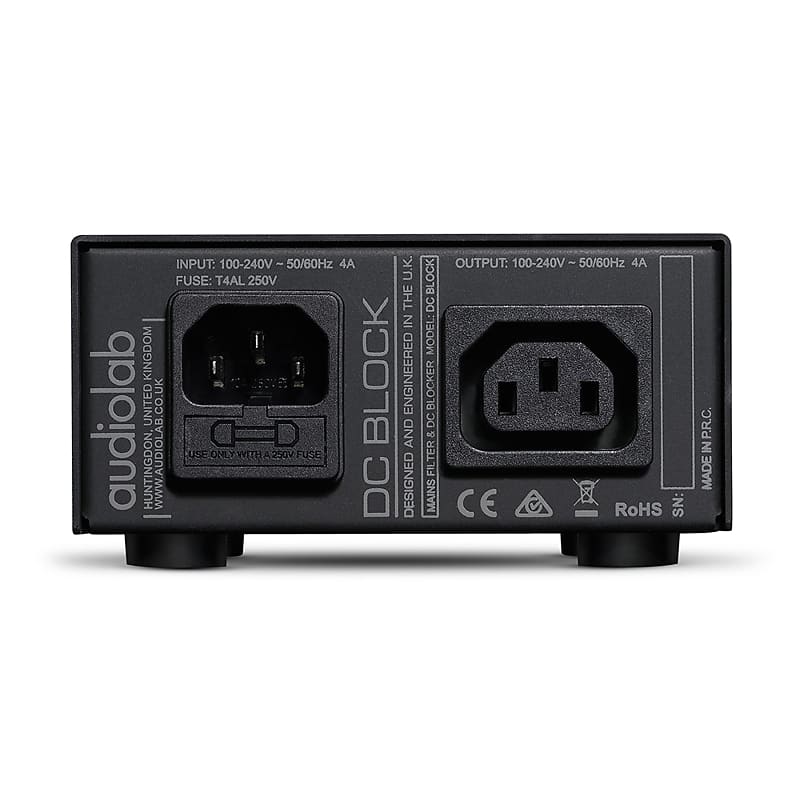 Audiolab: DC Block Mains Filter / DC Blocker - Black | Reverb