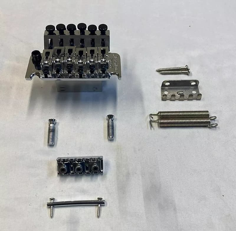 CHROME FLOYD ROSE SPECIAL WITH R2 LOCKING NUT & MOUNTING | Reverb