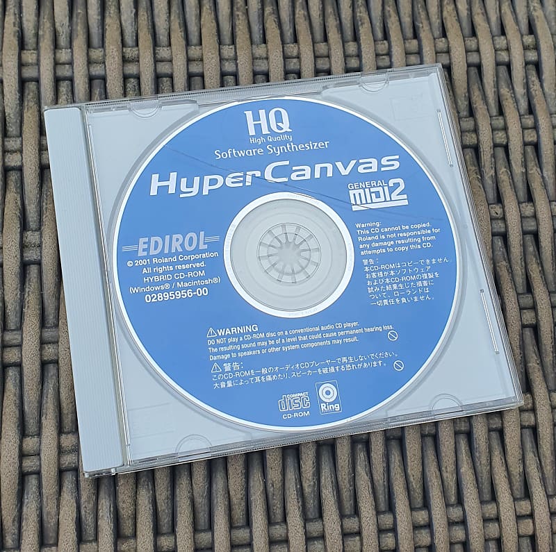 Edirol HyperCanvas 2001 | Reverb