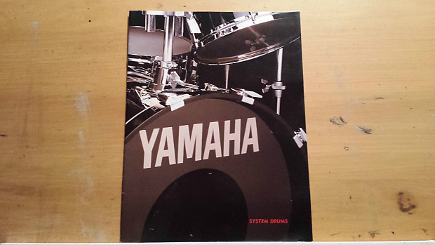 Yamaha drum catalog, 1986. Tour Custom+ more. VG Condition. | Reverb