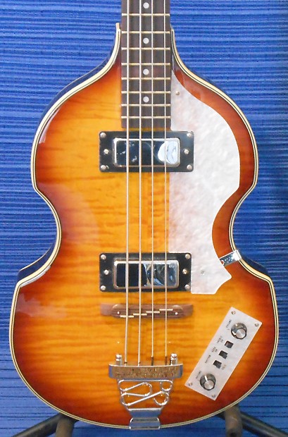 Rogue VB-100 Violin Style Bass 2004 Sunburst, Made in Korea | Reverb
