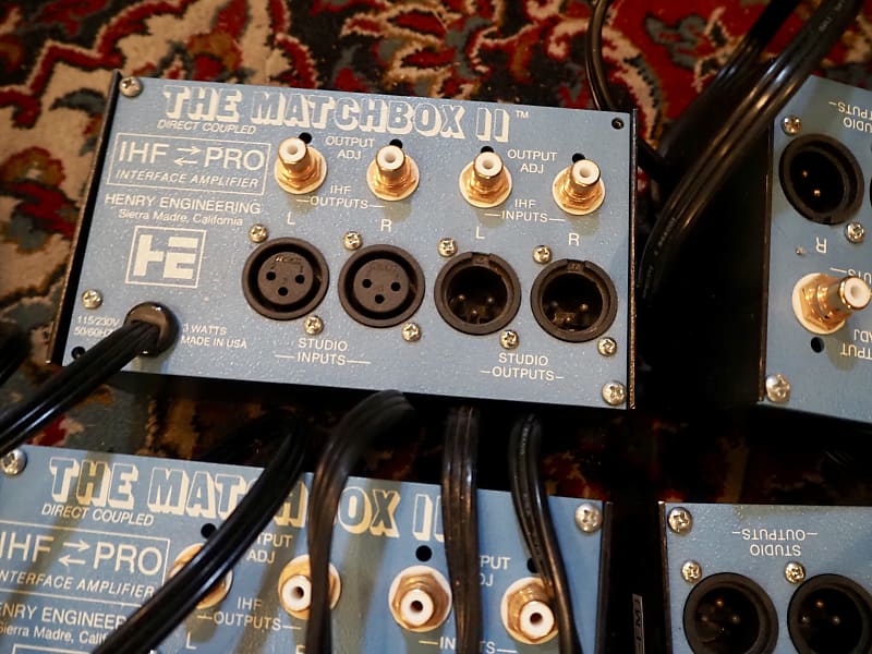 Henry Engineering Matchbox II Bump Box 80's-90's? Blueface - | Reverb