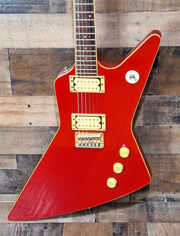 1982 Cort Arbor Explorer Deluxe - Rare Bound Set Neck - | Reverb UK