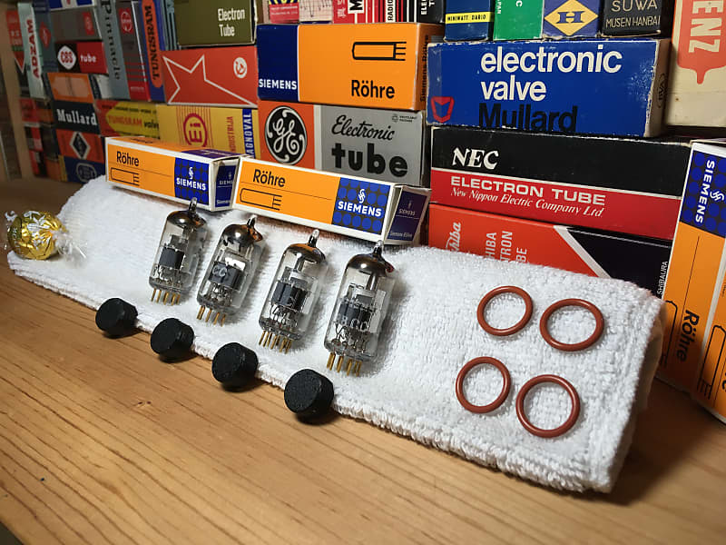 4x NOS 1967 Siemens Germany E88CC 6922 (CCa/CV2492) GoldPin | Reverb