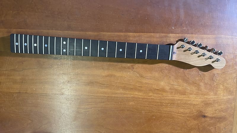 Warmoth Roasted Maple / Ebony Telecaster Guitar Neck / Fender | Reverb