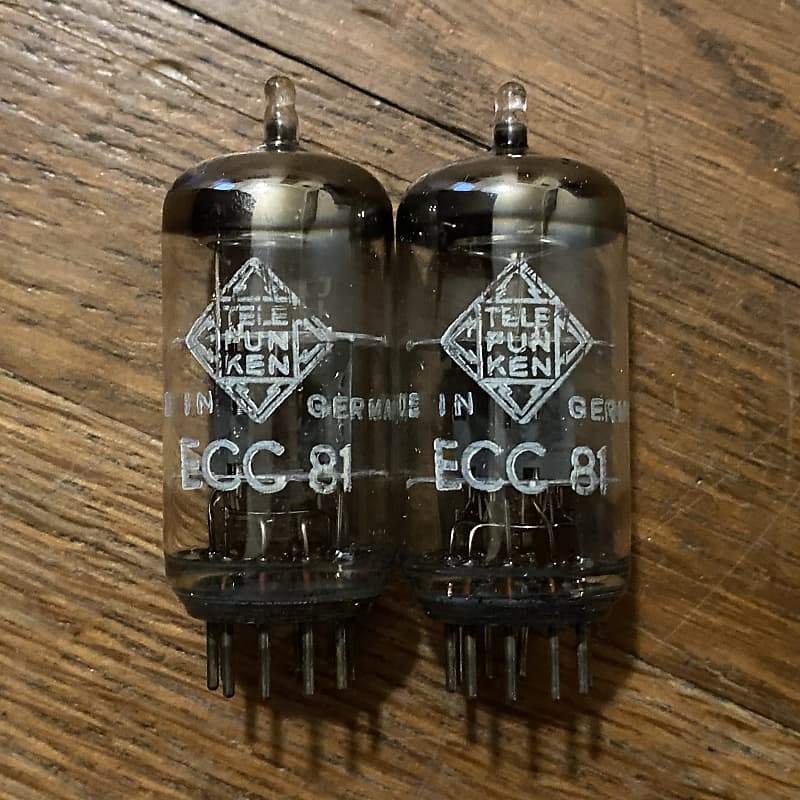 Telefunken 12AT7 ECC81 Date Matched Pair. 1967 Berlin Germany | Reverb