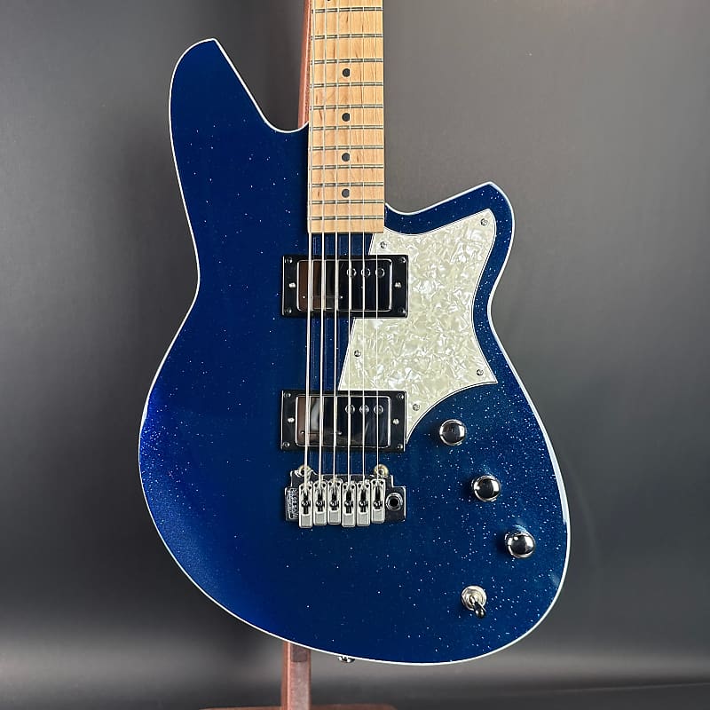 Used Reverend Descent W Baritone Blue Sparkle TSU18909 | Reverb