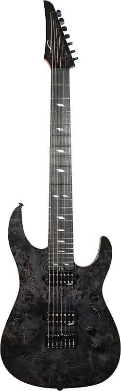 Legator N7SS Ninja 7 String Super Shred Black Burl | Reverb