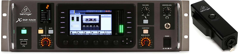 Behringer X32 Rack 40-channel Rackmount Digital Mixer Bundle | Reverb