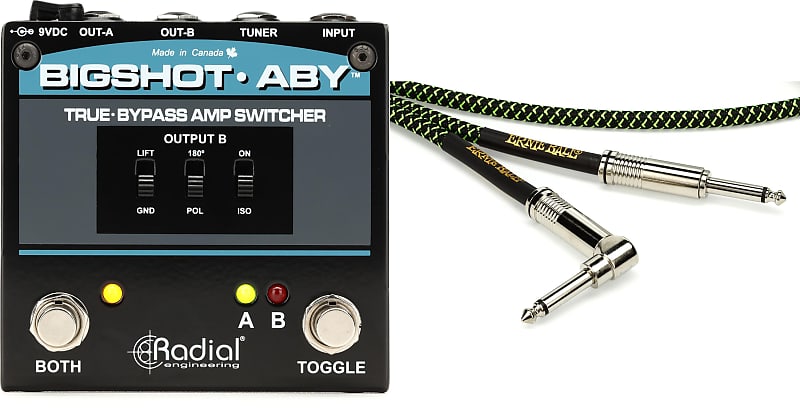 Radial BigShot ABY True-bypass Switch Pedal Bundle with Ernie | Reverb