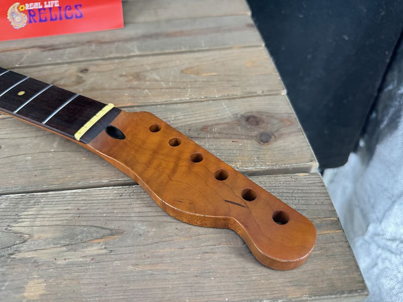 Real Life Relics Nitro Curly Flame Maple Roasted Telecaster® | Reverb