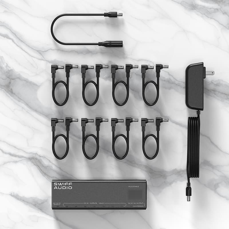 Swiff P200 Adjustable Guitar Pedal Power Supply Station 8 | Reverb