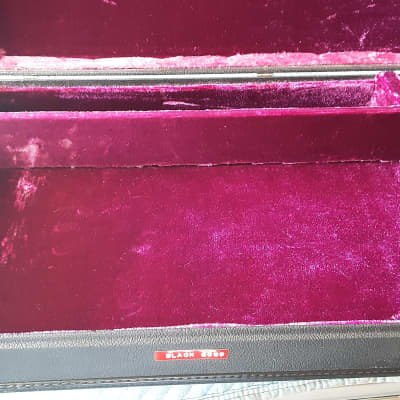 Vintage Gibson SG Case Early 70's - Rectangle black purple | Reverb