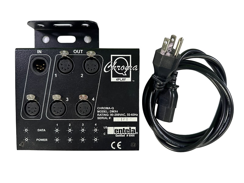 Chroma-Q 4Play DMX4 Buffer Box | Reverb