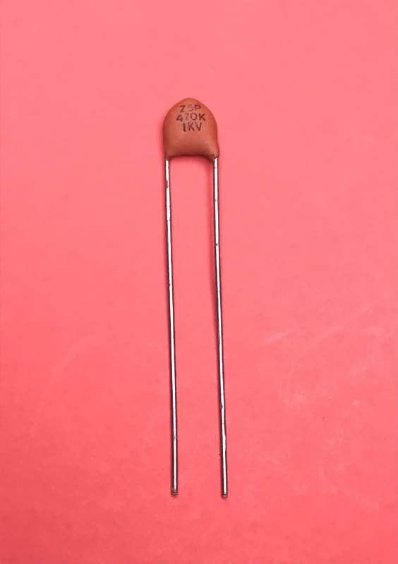 NOS Sprague 470 pF 1000V ceramic disc capacitor | Reverb Australia