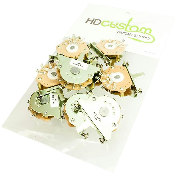 10 Pieces Oak Grigsby 5-way Pickup Selector Switch for | Reverb UK