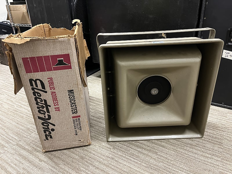 1960s EV ELECTRO-VOICE Musicaster indoor outdoor Speaker w/ | Reverb
