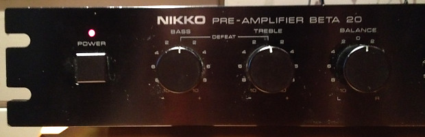 NIKKO Beta 20 Stereo Hi-Fi Pre-Amplifier | Reverb