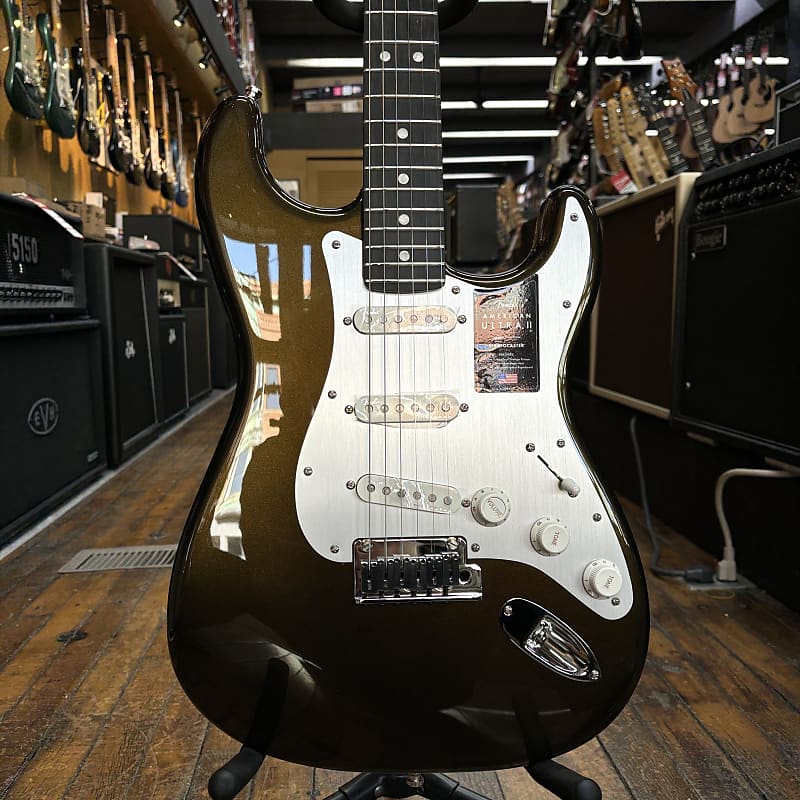 Fender American Ultra II Stratocaster Texas Tea w/Ebony | Reverb