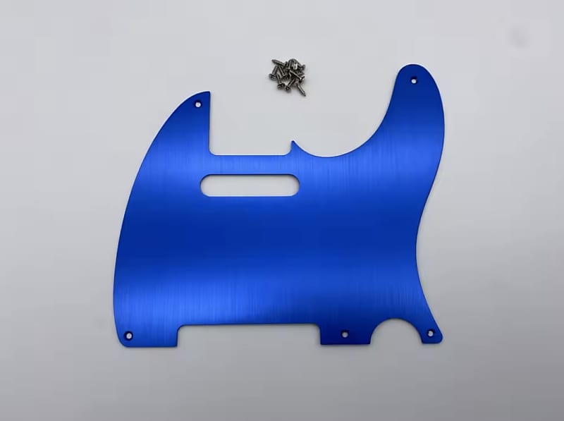 Blue Aluminum Guitar Telecaster Tele Style Pickguard Plate | Reverb