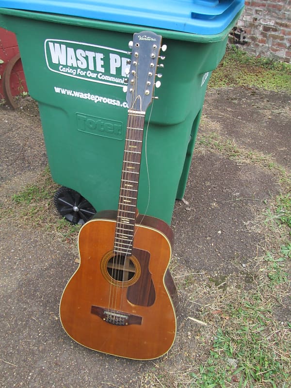 Vintage Ventura by Bruno V16 Model 12 String Guitar MIJ | Reverb