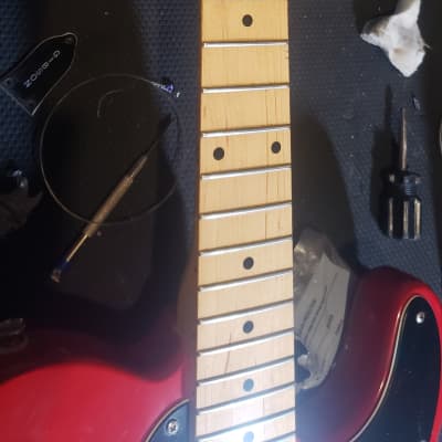 Epiphone Telecaster 1991 - Red. MULTIPLE UPGRADES, PICKUPS | Reverb