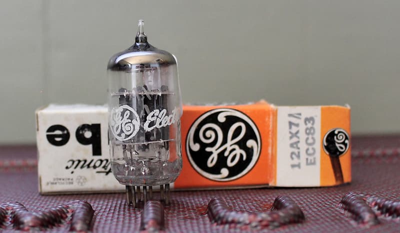 GE 7025 12AX7 SHORT PLATE HALO GETR TIGHT BALANCE TEST NOS+ | Reverb