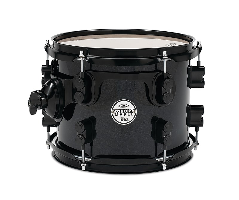 PDP Concept Maple Rack Tom - 10x8 - Pearlescent Black | Reverb