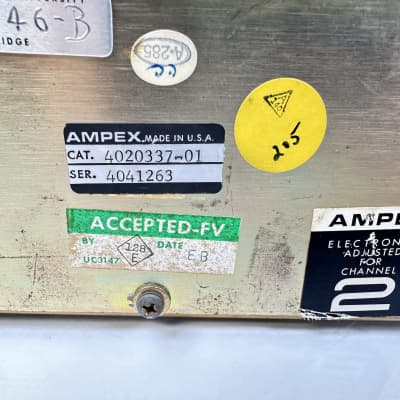 Ampex 4020337-01 Record Playback Preamp AG-440C Tape | Reverb UK