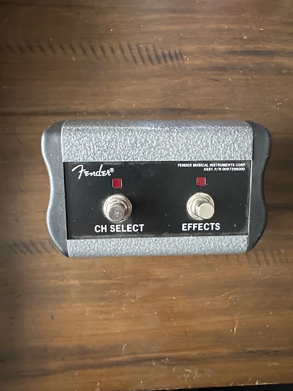 Fender 2 Button Channel/Fx Footswitch 0097298000 - Metal | Reverb