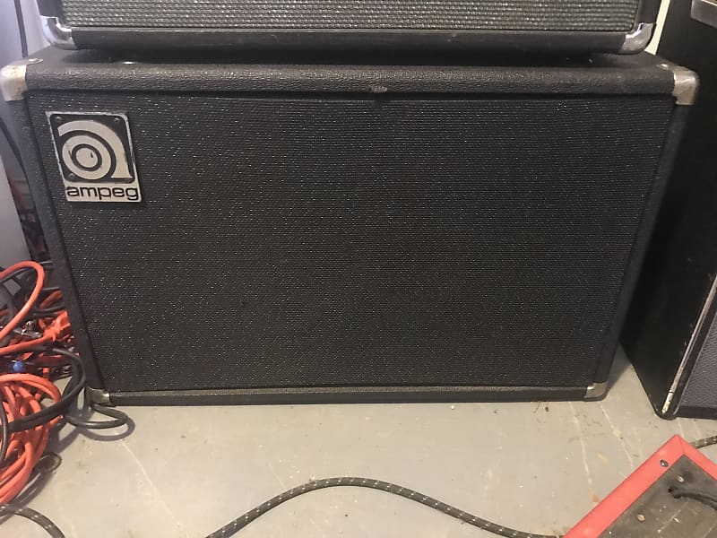 Ampeg SS-212EC stereo cab! Super rare 2x12 Cabinet 70 watts | Reverb