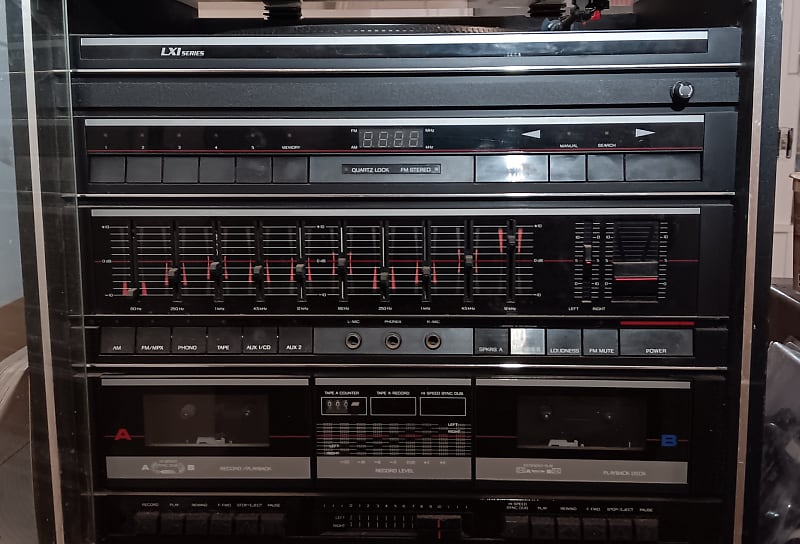 LXI SERIES COMPACT STEREO, AM-FM RADIO PHONOGRAPH AND TAPE | Reverb