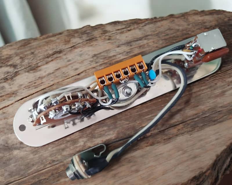 Custom Solderless Tele Control Plate 4 Way Switch Wiring, | Reverb