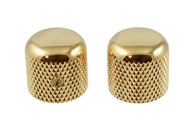 Gotoh Gold Dome Guitar Knobs Set of 2 | Reverb