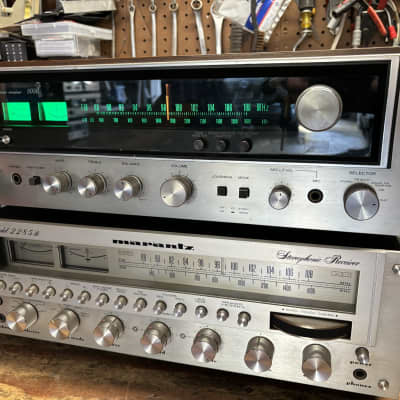 Sansui 5050 Stereo Receiver 1977 - Silver face Walnut cabinet | Reverb
