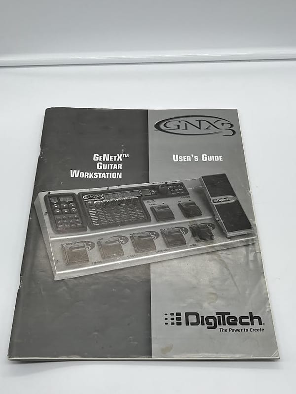 DigiTech GNX3 GeNetX Guitar Workstation User's Guide | Reverb