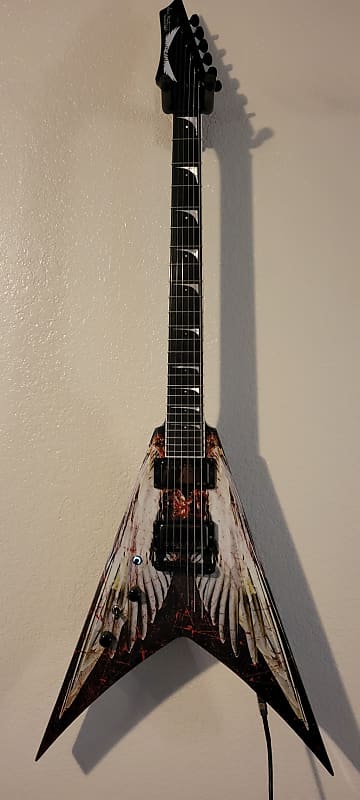 LEFT HANDED Dean Dave Mustaine VMNT Angel of Deth Electric | Reverb