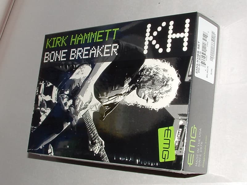 EMG Kirk Hammett Bone Breaker Set (Black) New with Warranty | Reverb