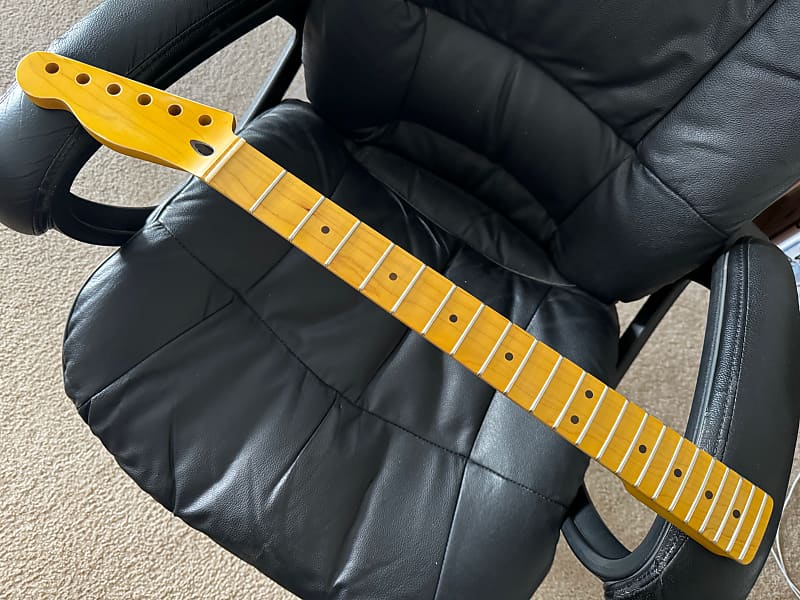 LEFT HANDED MADE IN CHINA TELE NECK SLIGHTLY RELIC NOS | Reverb