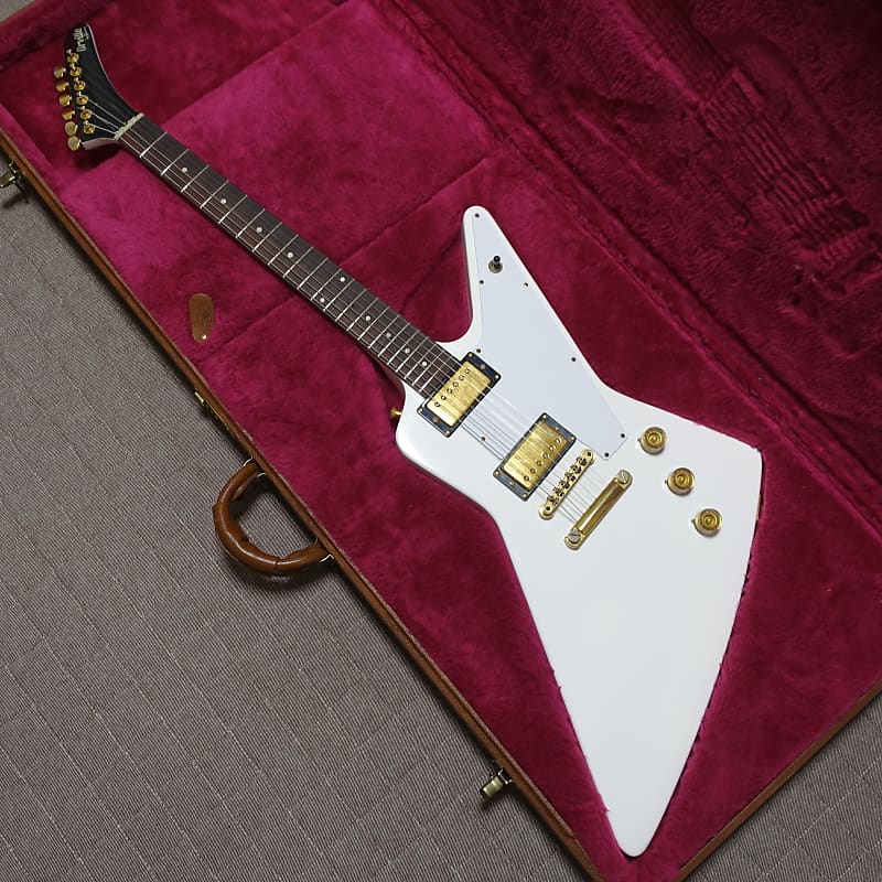 Orville by Gibson Explorer - Alpine White | Reverb