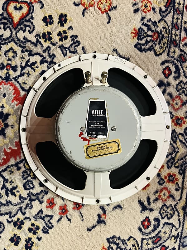 Altec Lansing 418B 15” Speaker 1960s | Reverb