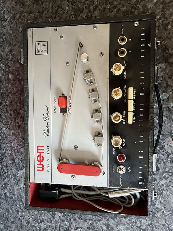 WEM Custom Copicat valve tape echo unit, late 1960s - | Reverb UK