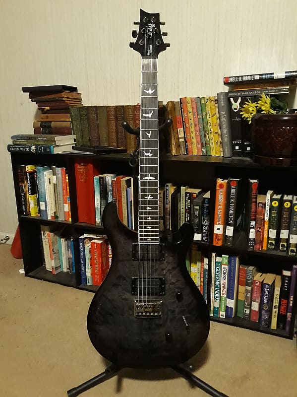 PRS SE 24 Mark Holcomb with soft gig bag - Grey burst | Reverb