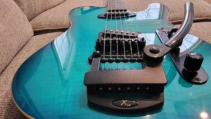 XGP Telecaster 2022 - Blue Burst Flamed - Trem - Partscaster | Reverb