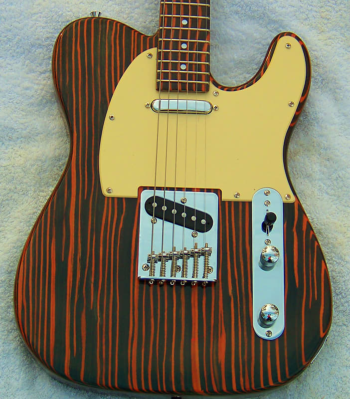 Zebrawood Masterbuilt Custom Shop Telecaster 2022+Treble | Reverb