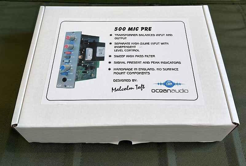 Ocean Audio 500 Mic Pre / DI (REV A) Signed by Malcolm Toft | Reverb