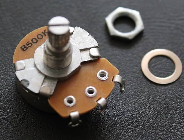 Alpha Potentiometer,B500K, Full Size, 15mm shaft,Linear | Reverb