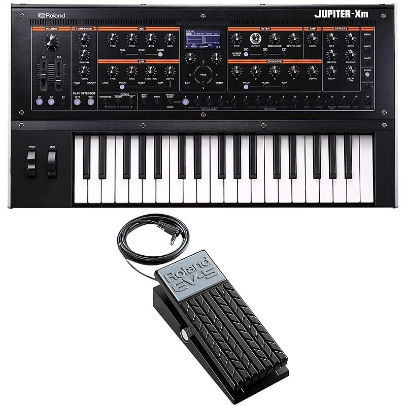 Mint Roland Jupiter-Xm 37-Key Portable Synthesizer w/ EV-5 | Reverb