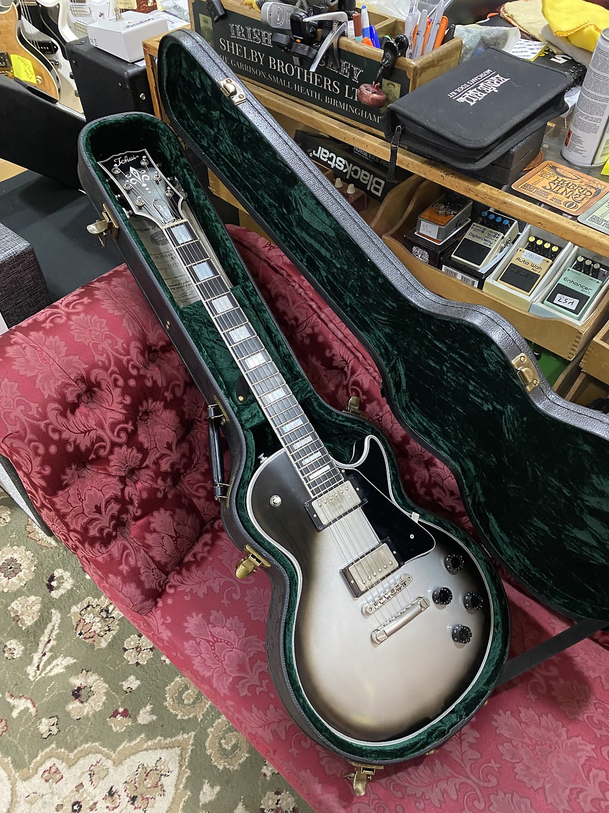 FS: Tokai Japan ULS-230S Lacquer Series Les Paul Custom Silverburst ...